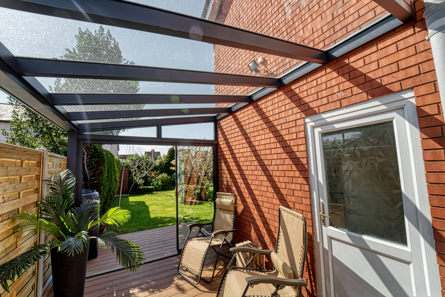 Shire Lean-To Veranda | Glass Extensions & Verandas | Roché Awnings